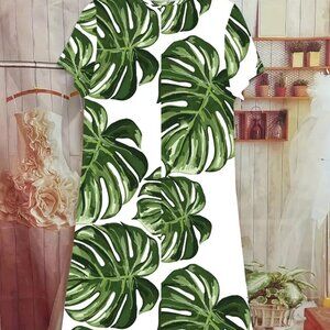 Dresses | Palm Tree Dress V Neckline New | Poshmark